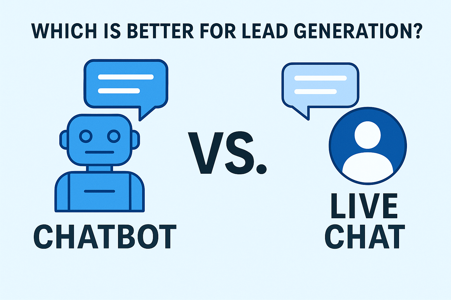 Chatbot vs. Live Chat: Which is Better for Lead Generation? - Blog | AI ...